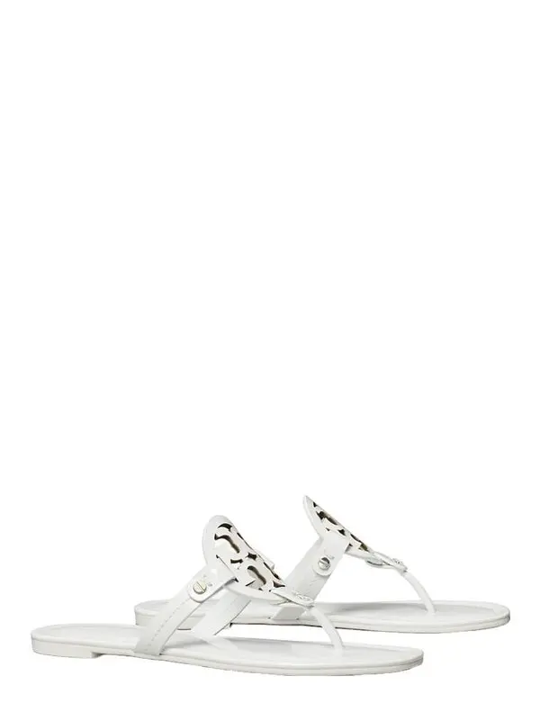 Tory Burch Miller Patent Sandal - Optic White