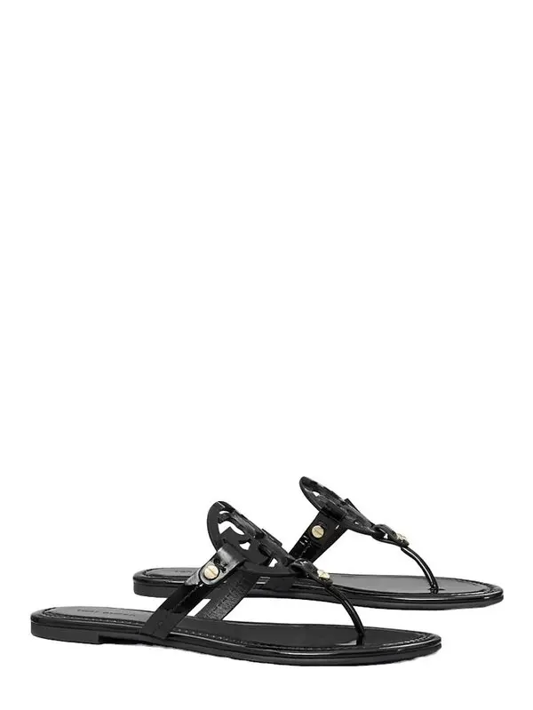 Tory Burch Miller Patent Sandal - Perfect Black