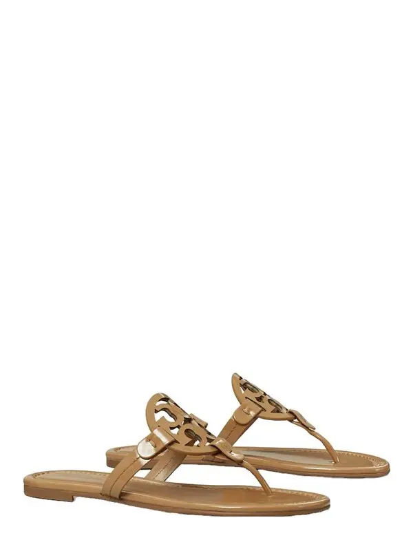 Tory Burch Miller Patent Sandal - Tan
