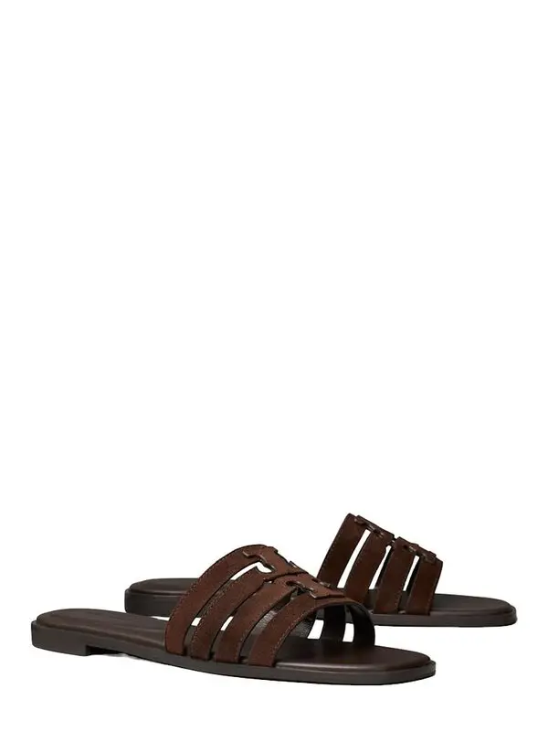 Tory Burch Ines Slides - Dark Cocoa/dark Cocoa