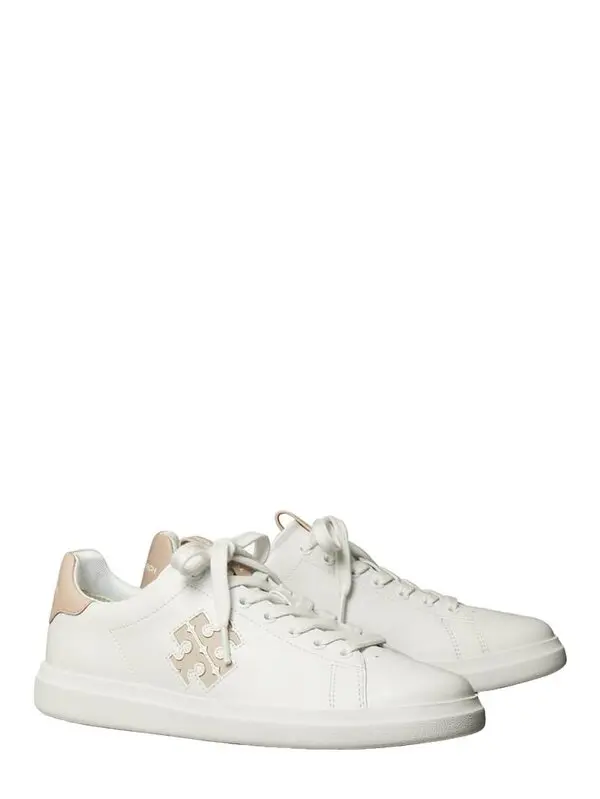 Tory Burch Howell Court Sneaker - Titanium White/shell Pink