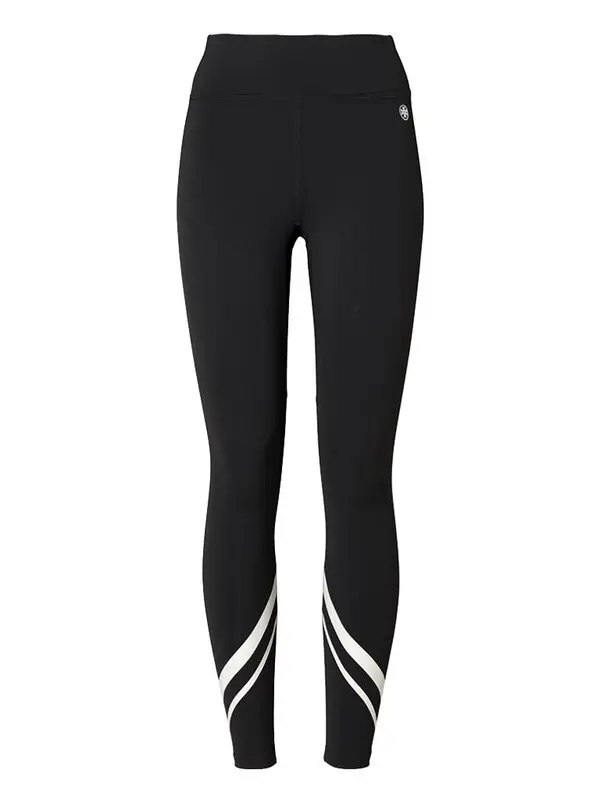 Tory Burch Weightless Chevron Legging - Sport Black/snow White