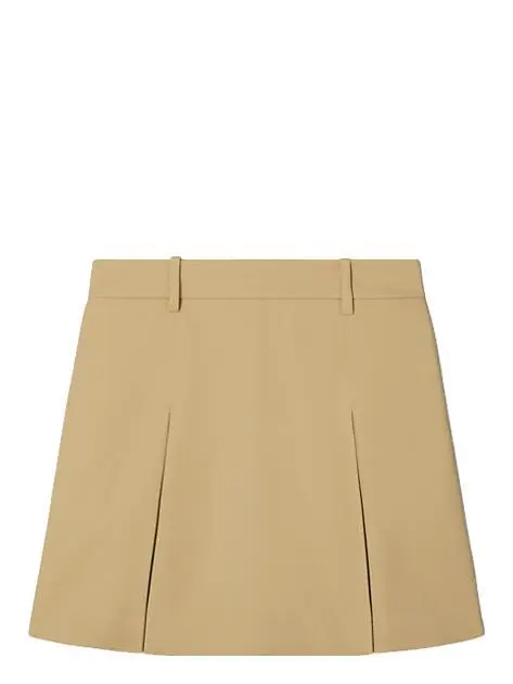 Tory Burch Tech Twill Golf Skirt - Pale Teak