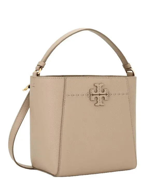 Tory Burch Small Mcgraw Bucket Bag - Fresh Clay
