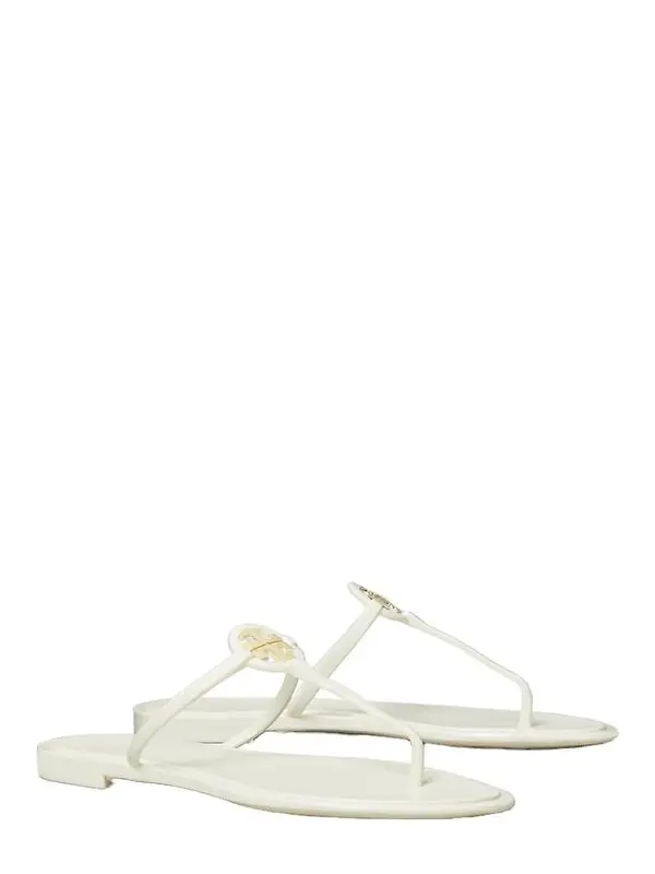 Tory Burch Mini Miller Jelly Sandal - Ivory/gold