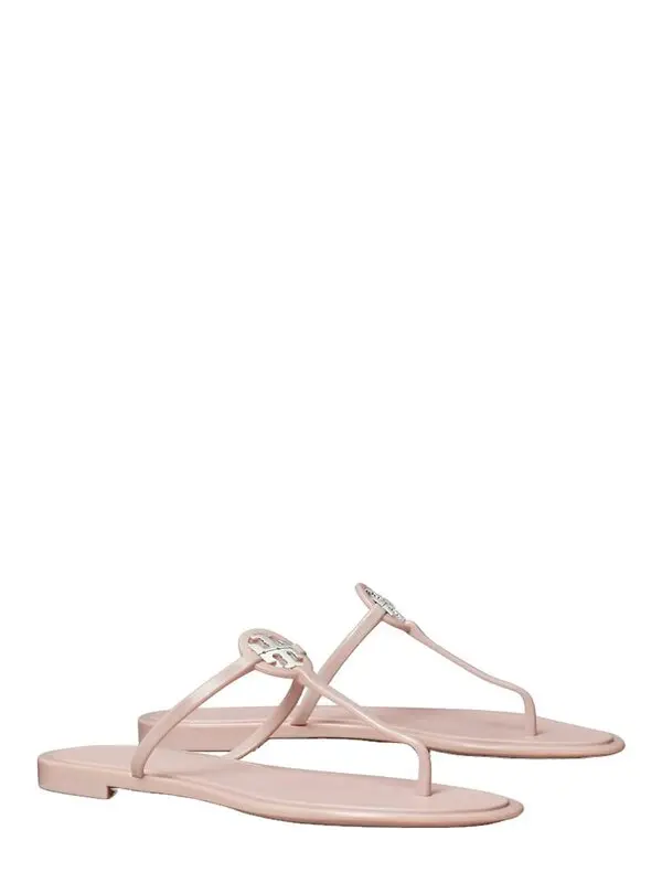Tory Burch Mini Miller Jelly Sandal - Pink Meadow/silver