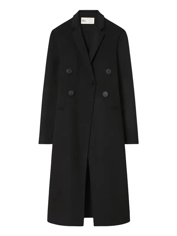 Tory Burch Wool Coat - Black