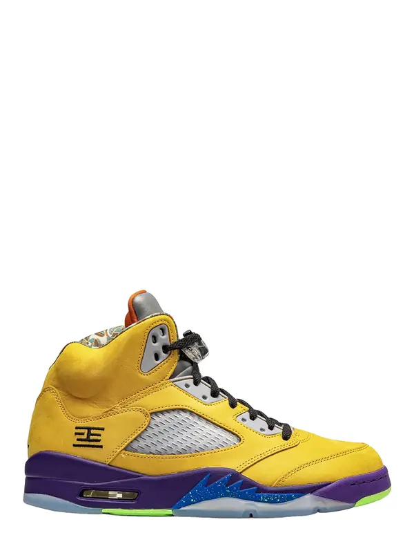 JORDAN Air Retro What The Sneakers - Yellow