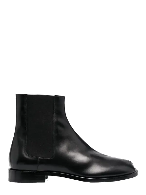MAISON MARGIELA Tabi Leather Chelsea Boots - Black