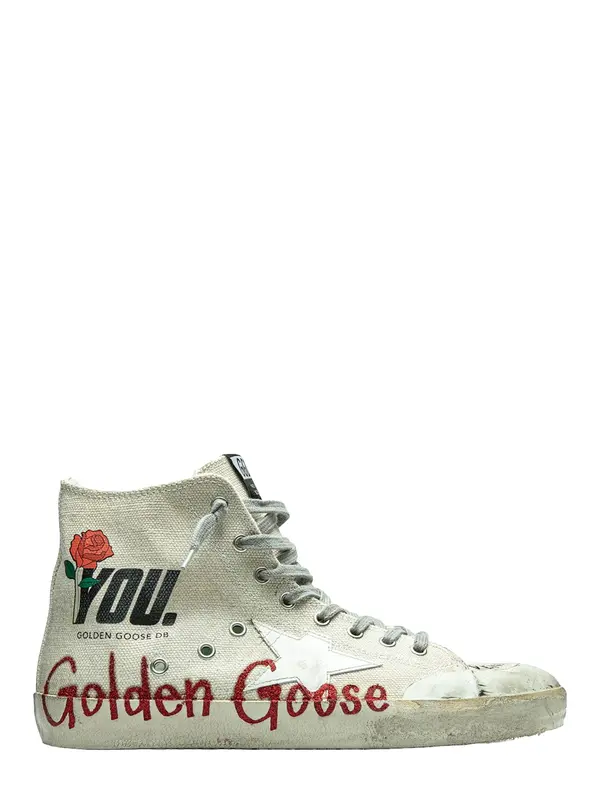 GOLDEN GOOSE Francy High-top Sneakers - Neutrals