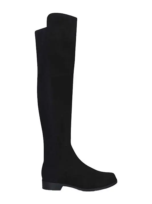 STUART WEITZMAN 5050 Suede Over-the-knee Boots - Black