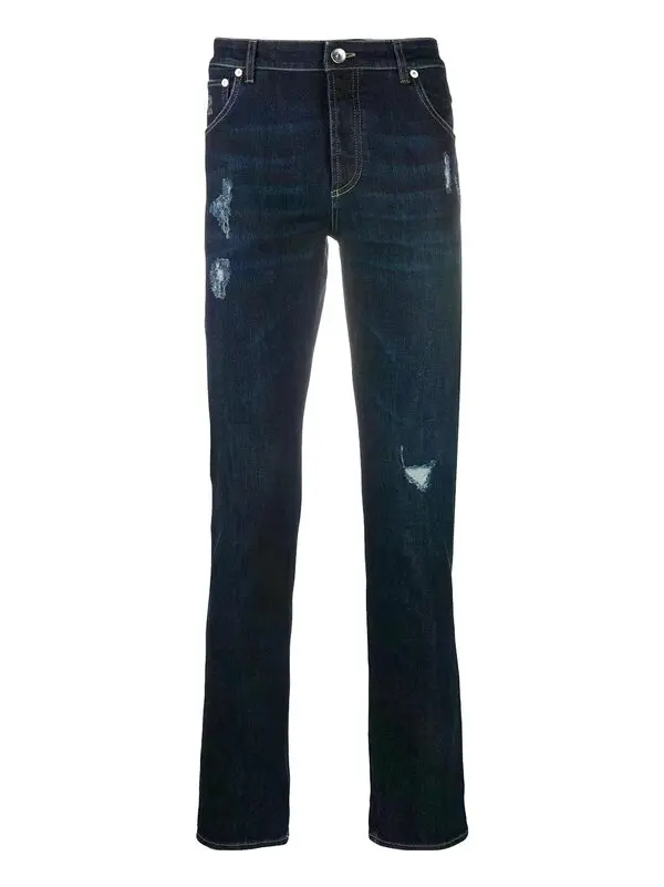 Brunello Cucinelli Mid-rise Slim Jeans - Blue