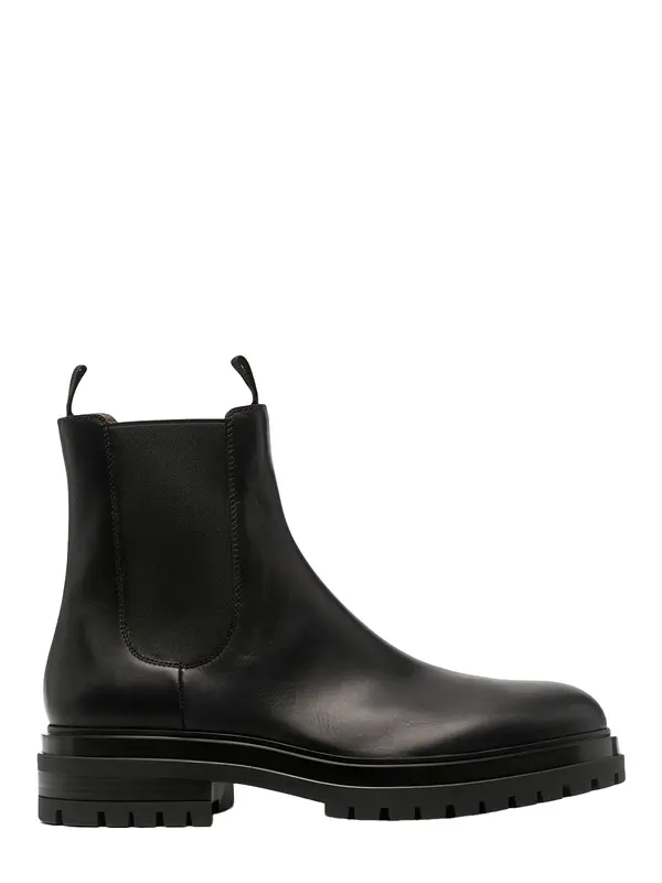 GIANVITO ROSSI Elasticated Chelsea Boots - Black