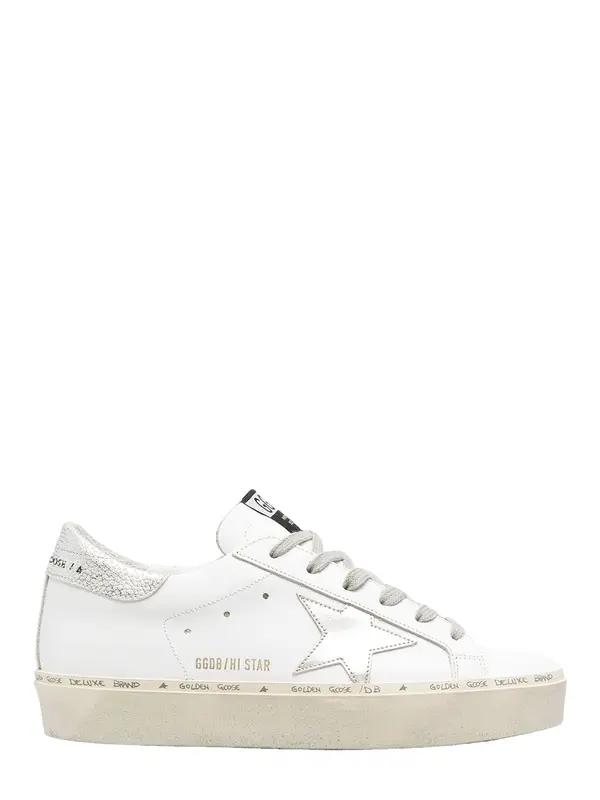 GOLDEN GOOSE Hi Star Sneakers - White