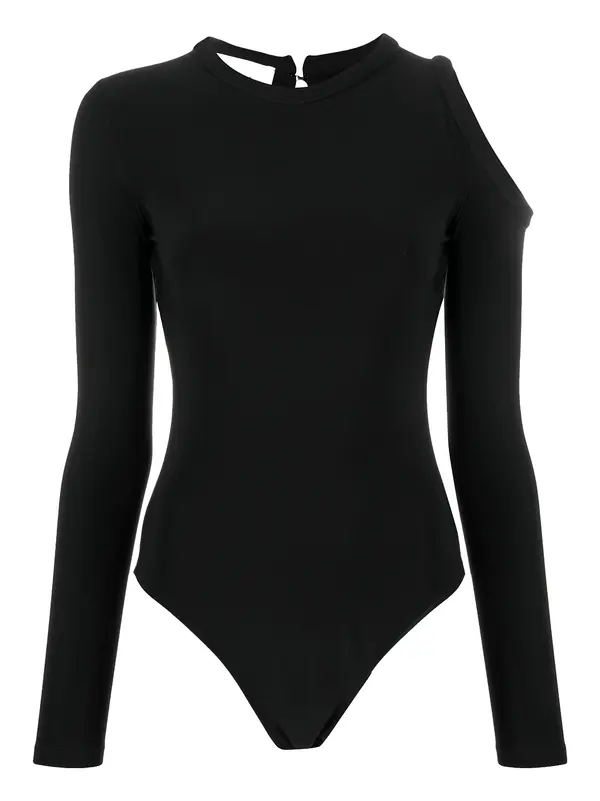 ATU BODY COUTURE Cut-detail Bodysuit - Black