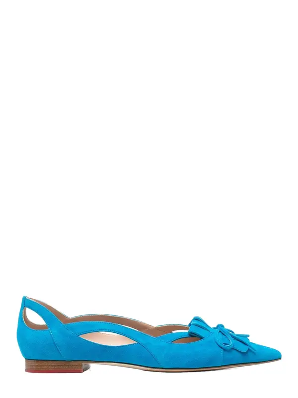 SCAROSSO X Paula Cademartori Ballerina Shoes - Blue