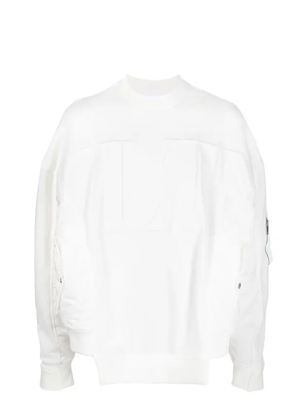 Valentino Garavani Vltn-embossed Sweatshirt - White