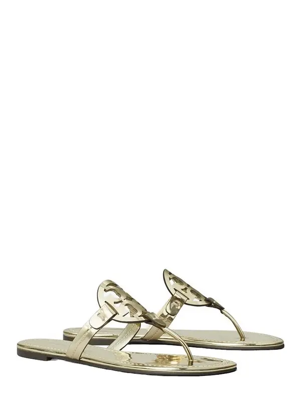 Tory Burch Miller Metallic Sandal - Gold