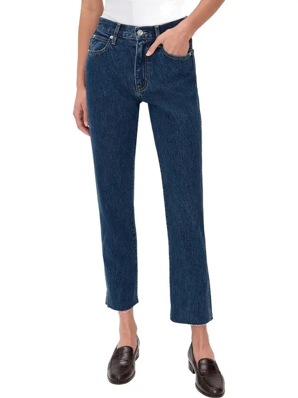 SLVRLAKE Hero Straight Leg Jeans - Stone's Throw