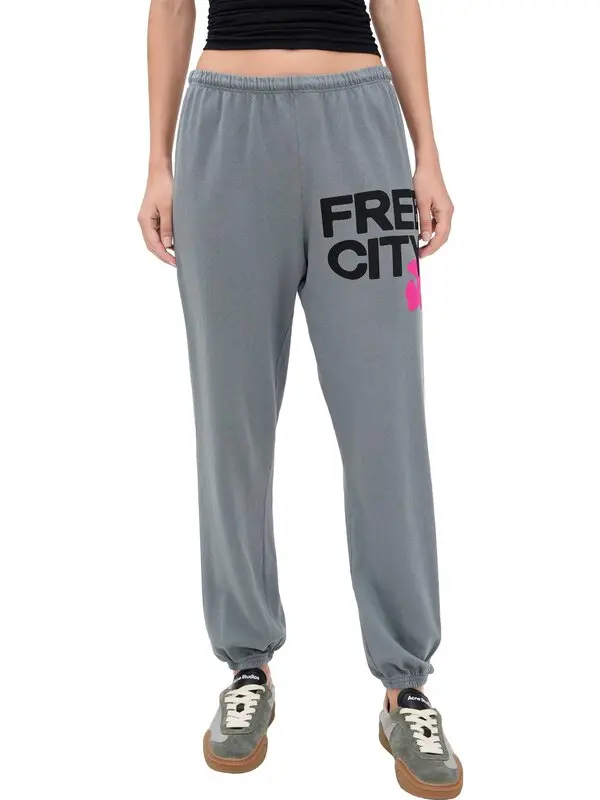 FREECITY Large Sweatpants - Grey Art
