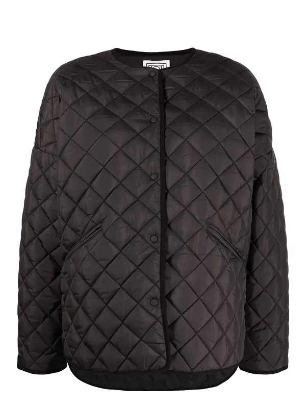 TOTEME Drop-shoulder Quilted Jacket - Black