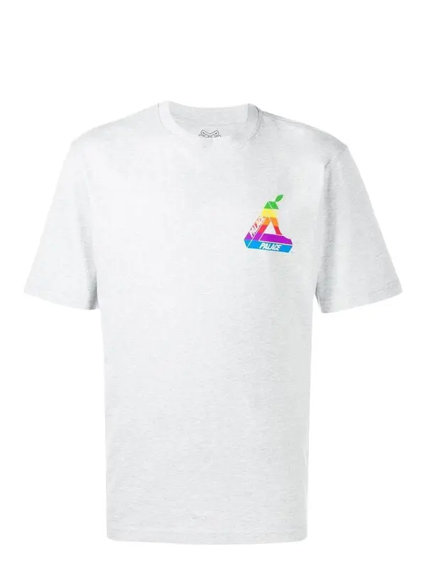 PALACE Jobsworth Logo-print T-shirt - Grey