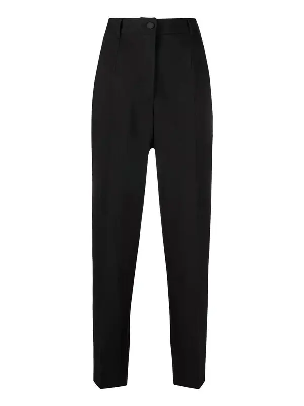 Dolce & Gabbana High-waisted Trousers - Black