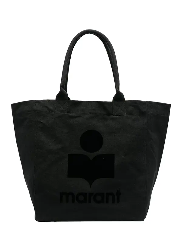 Isabel Marant Yenky Logo-print Tote Bag - Black