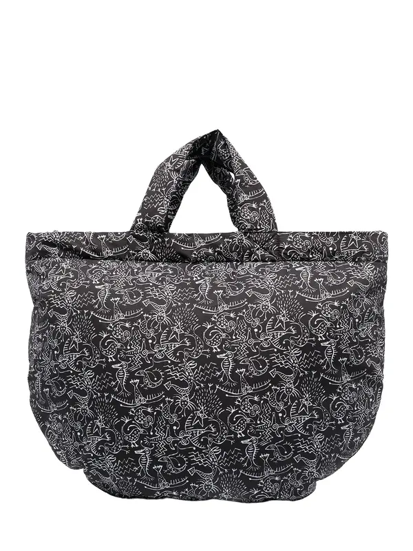10 CORSO COMO Printed Tote Bag - Black