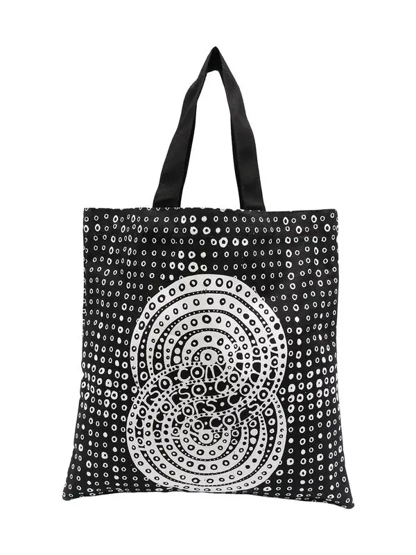 10 CORSO COMO Graphic Print Tote Bag - Black