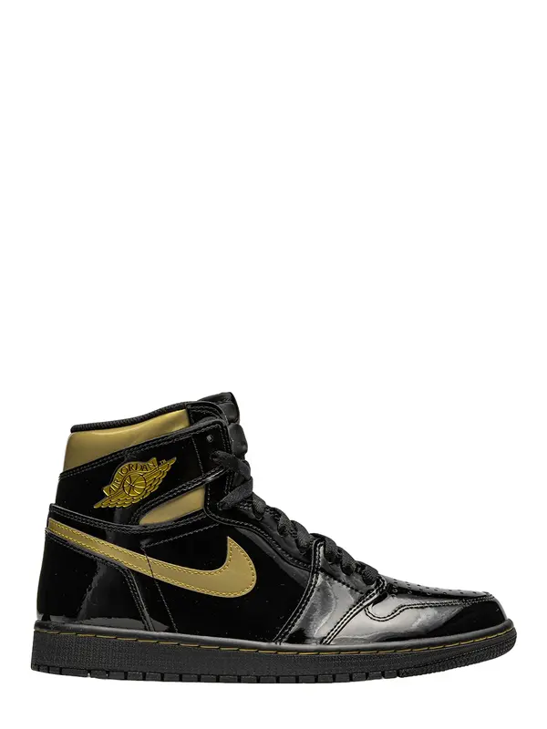 JORDAN Air 1 Retro High Og Sneakers - Black