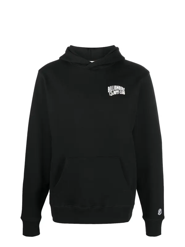BILLIONAIRE BOYS CLUB Small Arch Logo Pullover Hoodie - Black