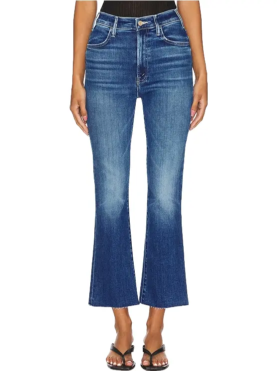 MOTHER The Hustler Ankle Fray Jeans - Grasping At Straws