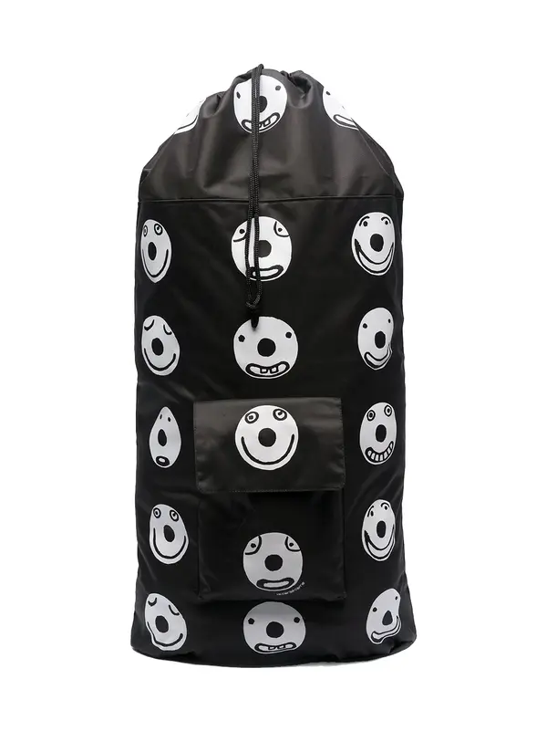 10 CORSO COMO Graphic Print Backpack - Black