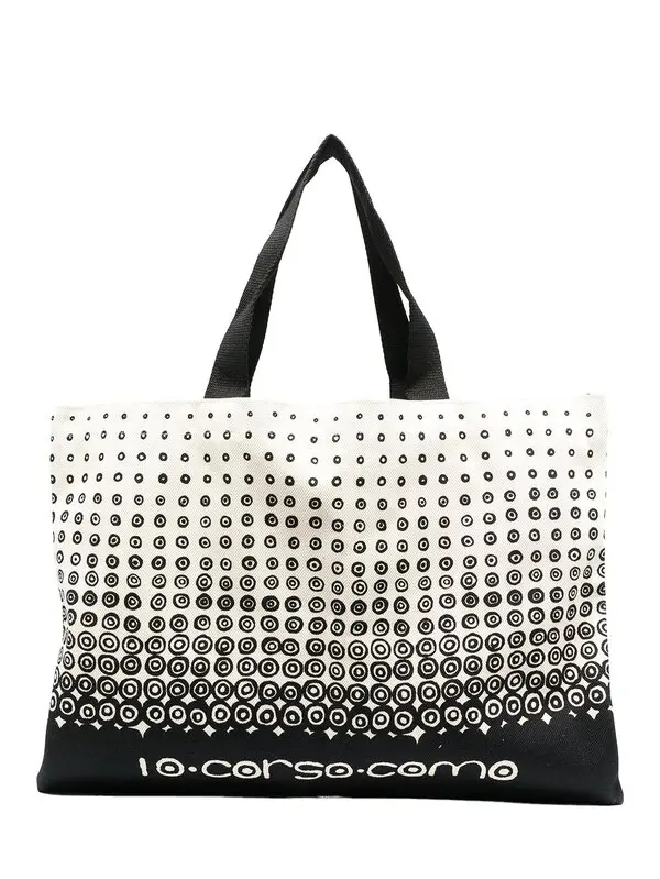 10 CORSO COMO Logo-print Tote Bag - Black