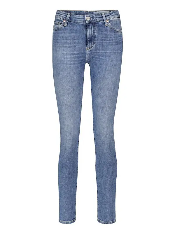 Ag Mari High-rise Slim Jeans - Blue