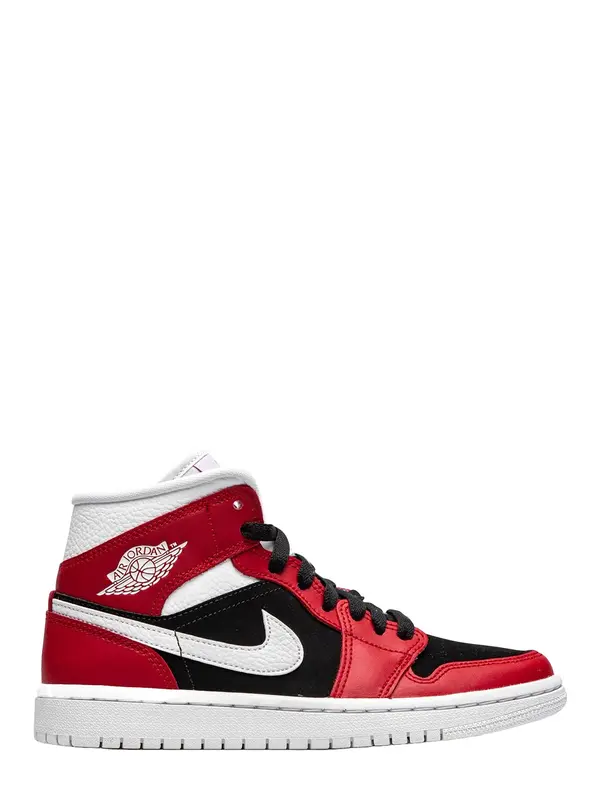 JORDAN Air 1 Mid Gym Sneakers - Red