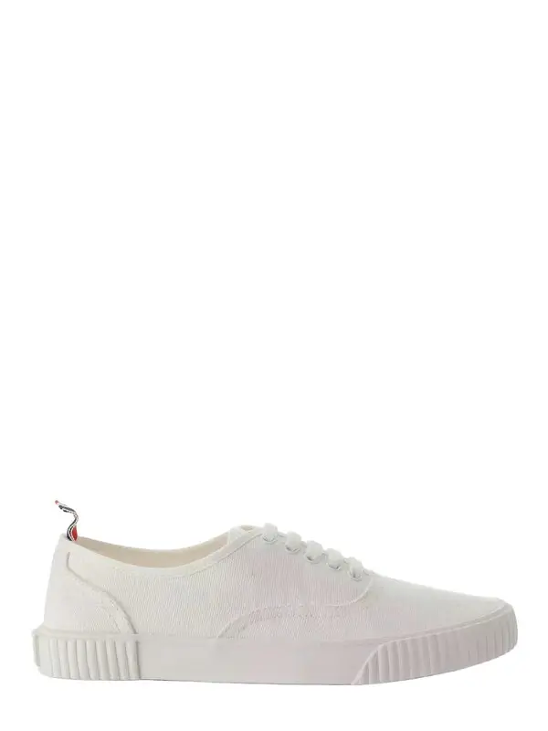 Thom Browne Heritage Canvas Sneakers - White