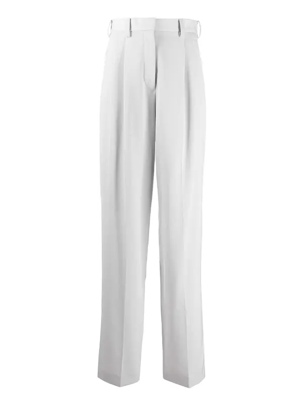 Stella McCartney Tailored High-waisted Trousers - Grey