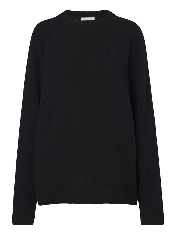 THE ROW Sibem Wool And Cashmere Crewneck Sweater - Black
