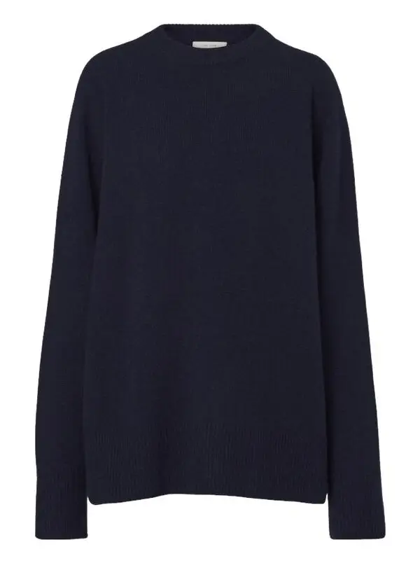 THE ROW Sibem Wool And Cashmere Crewneck Sweater - Blue