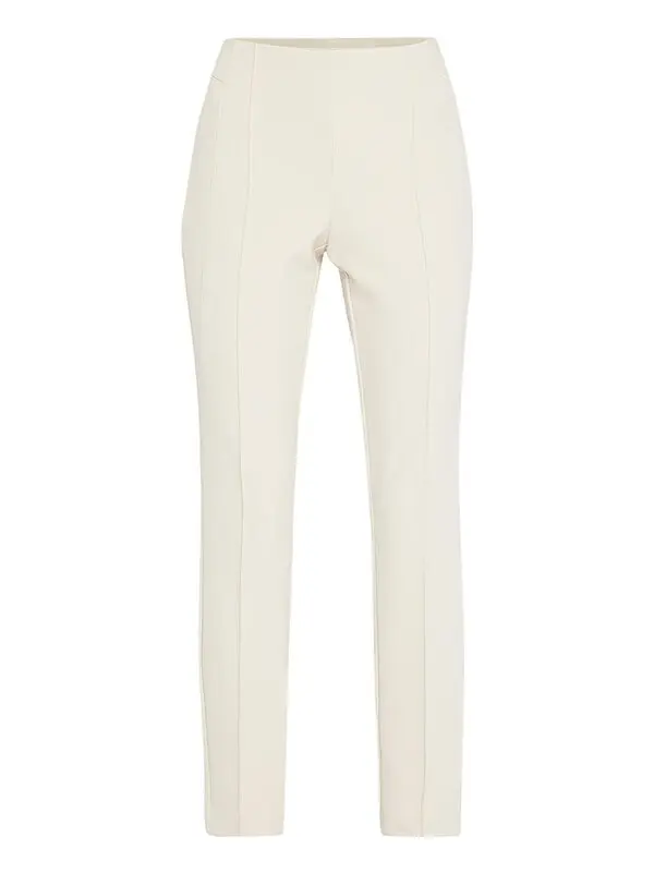 Lafayette 148 New York Gramercy Acclaimed-stretch Pants - Sand