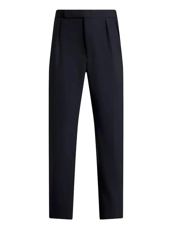Ralph Lauren Purple Label Gregory Hand-tailored Tuxedo Trousers - Navy