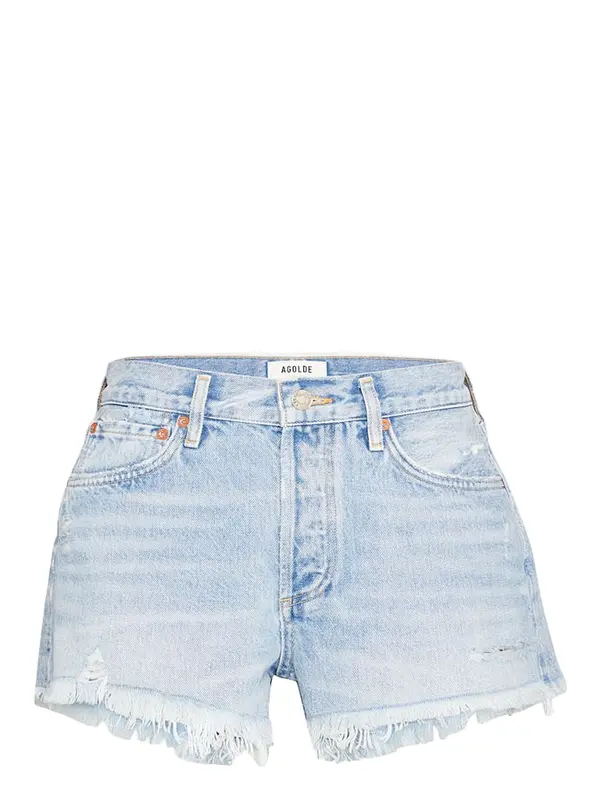 AGOLDE Parker Distressed Denim Shorts - Swapmeet