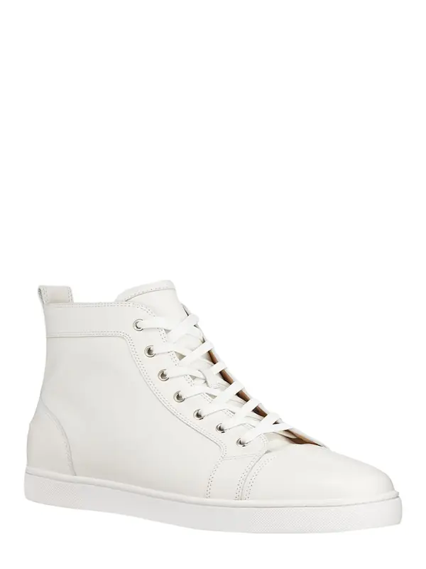 CHRISTIAN LOUBOUTIN Louis High-top Sneakers - White