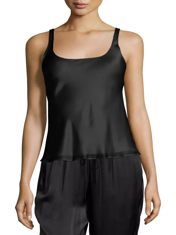 Natori Silk Lounge Camisole - Black