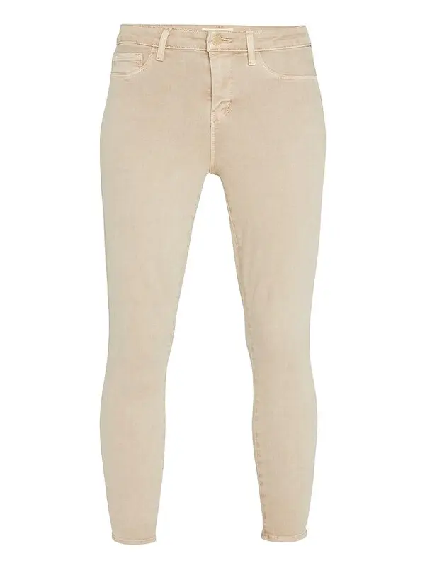 L'Agence Margot High-rise Skinny Ankle Jeans - Biscuit