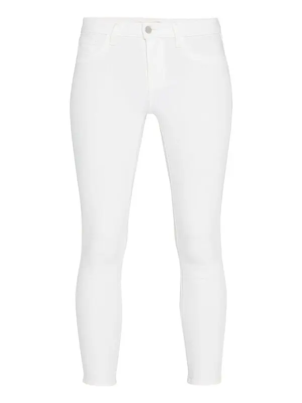 L'Agence Margot High-rise Skinny Ankle Jeans - Blanc