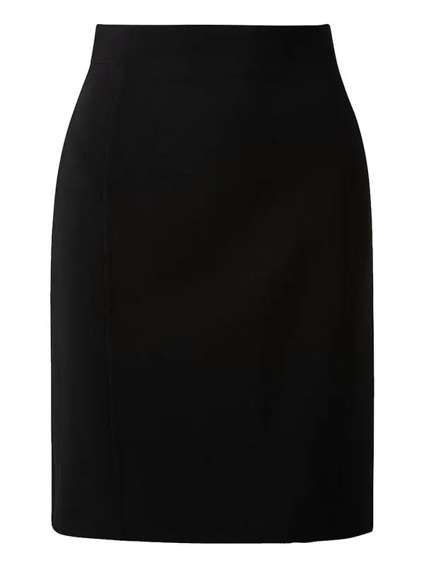 Akris Wool-blend Pencil Skirt - Black