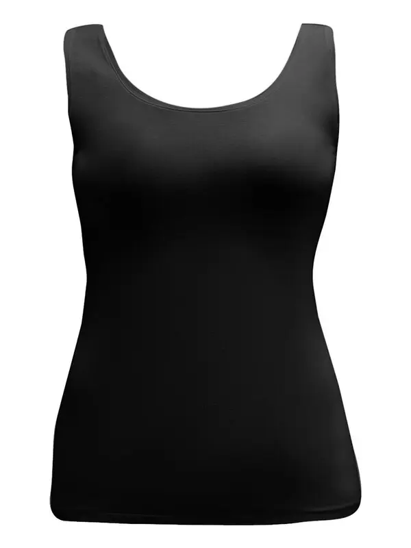 Hanro Soft Touch Knit Tank Top - Black